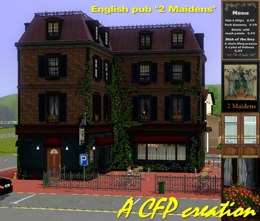 The Sims Resource | Restaurant Old English Pub 2 Maidens