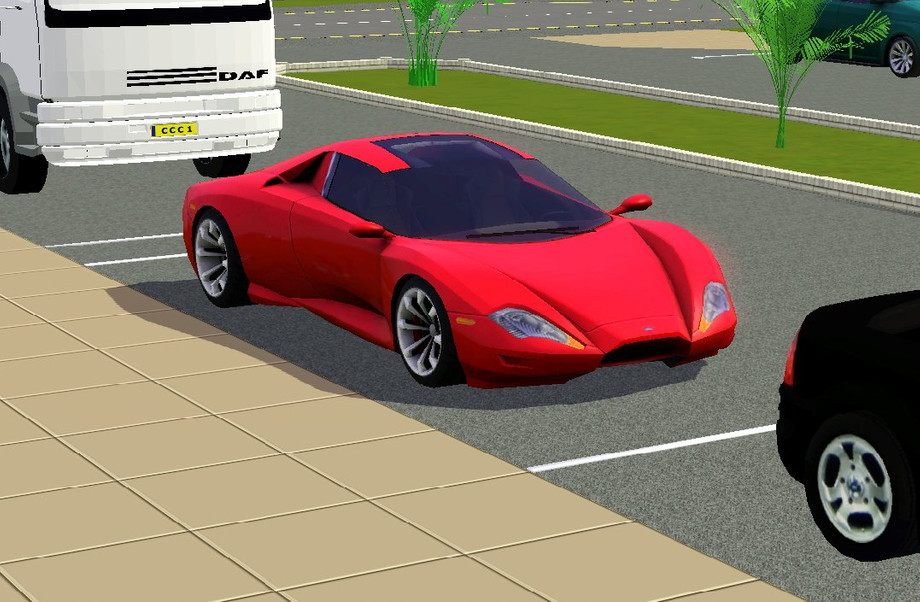 The Sims Resource | Vehicle Decor Sports Car