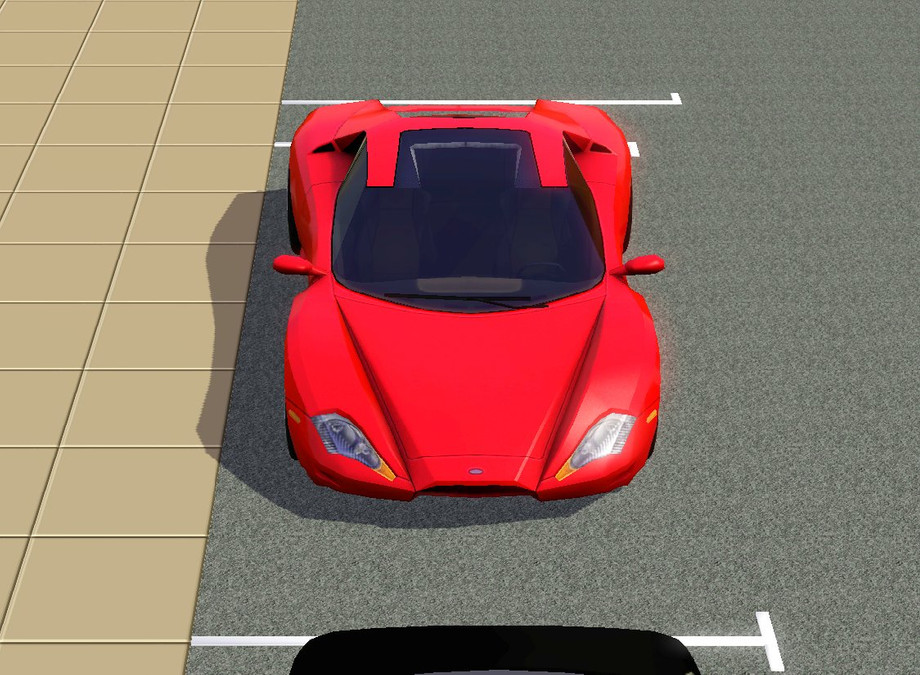 The Sims Resource | Vehicle Decor Sports Car