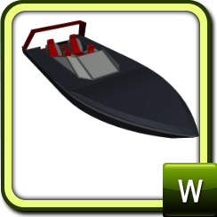 The Sims Resource | Power Boat Twin Turbine Linda