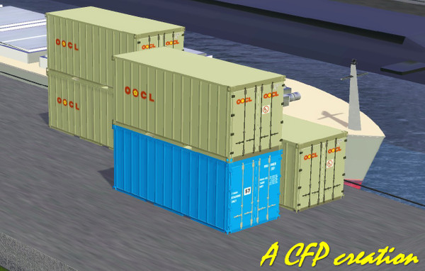 The Sims Resource | Container Shipping OOCL 2nd Level
