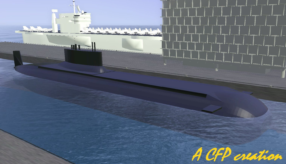 The Sims Resource | Naval Submarine A4 Stealth Class Carrie-C F21