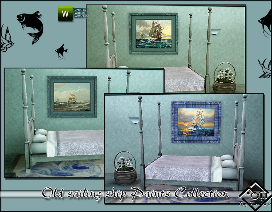 The Sims Resource | Old Sailing Ship Collection