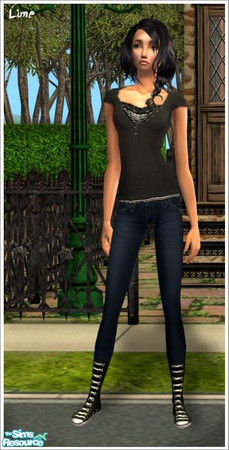 The Sims Resource | High converse Outfit