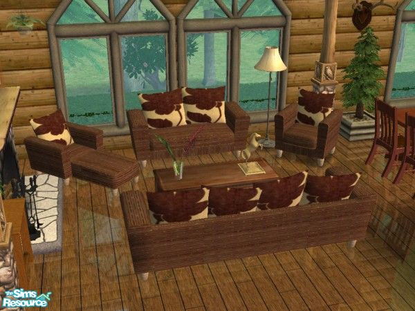 The Sims Resource - Dark Brown - Holy Simoly Arizona Set Recolor