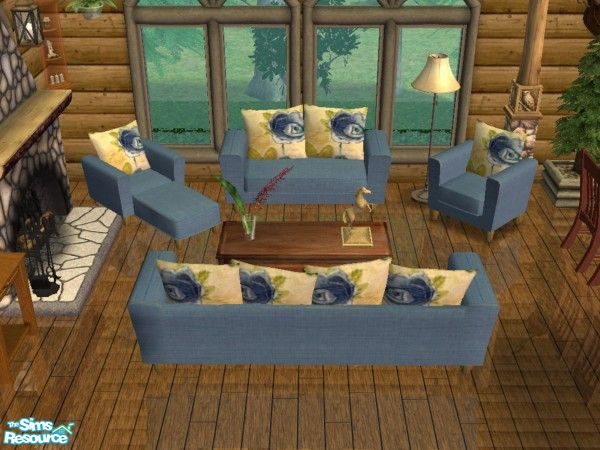 The Sims Resource | Blue Poppy Recolor - Holy Simoly \'Arizona\' Set