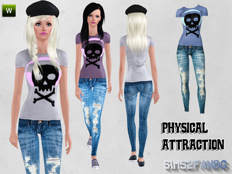 The Sims Resource | Physical Attraction outfit