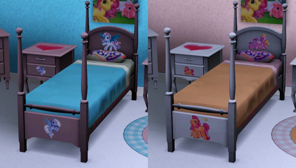 The Sims Resource - My Little Pony Bed