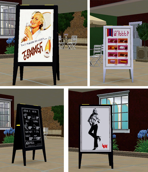 The Sims Resource - Commercial Sign Simlish