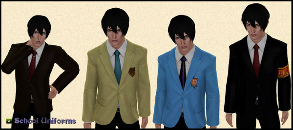 The Sims Resource | School Uniforms