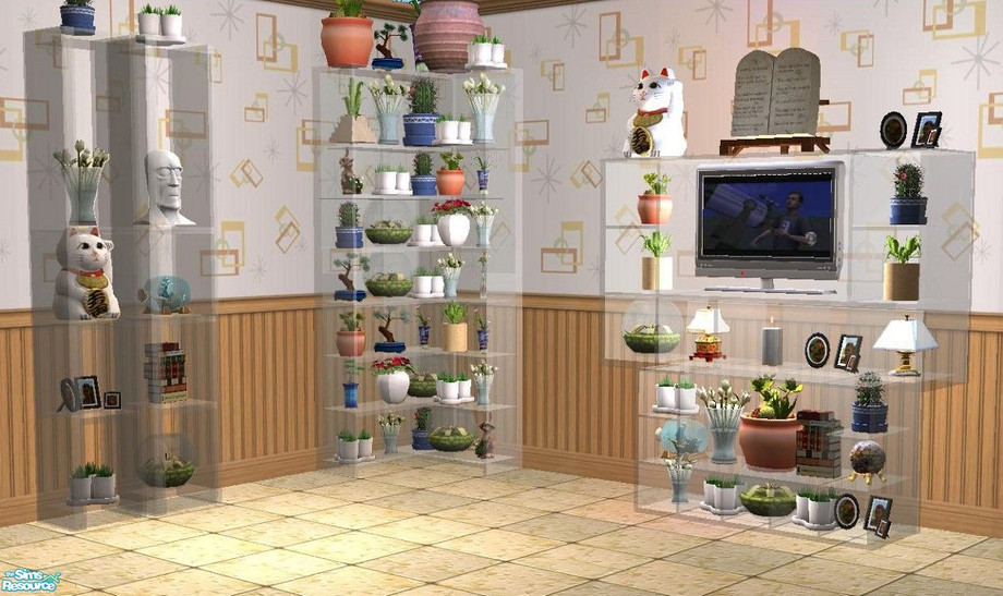 The Sims Resource | Clear Glass Recolors of Some of my Empty things ...