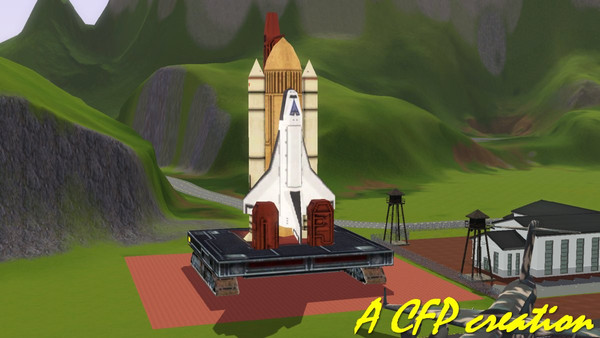 The Sims Resource | Launch Pad Space Shuttle