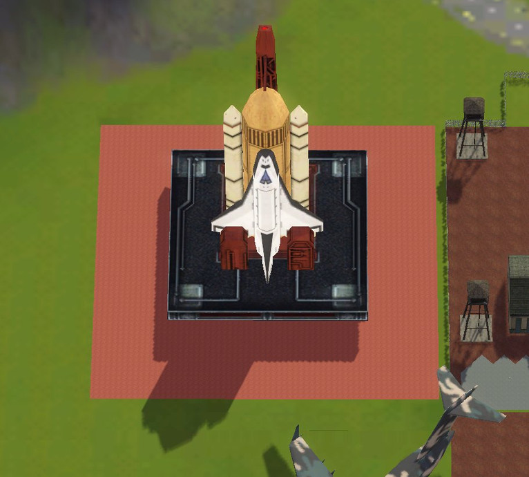 The Sims Resource | Launch Pad Space Shuttle