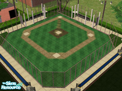 The Sims Resource | Baseball Field