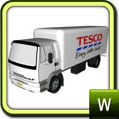 The Sims Resource | Vehicle Decor Tesco Truck