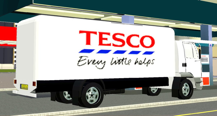 The Sims Resource | Vehicle Decor Tesco Truck