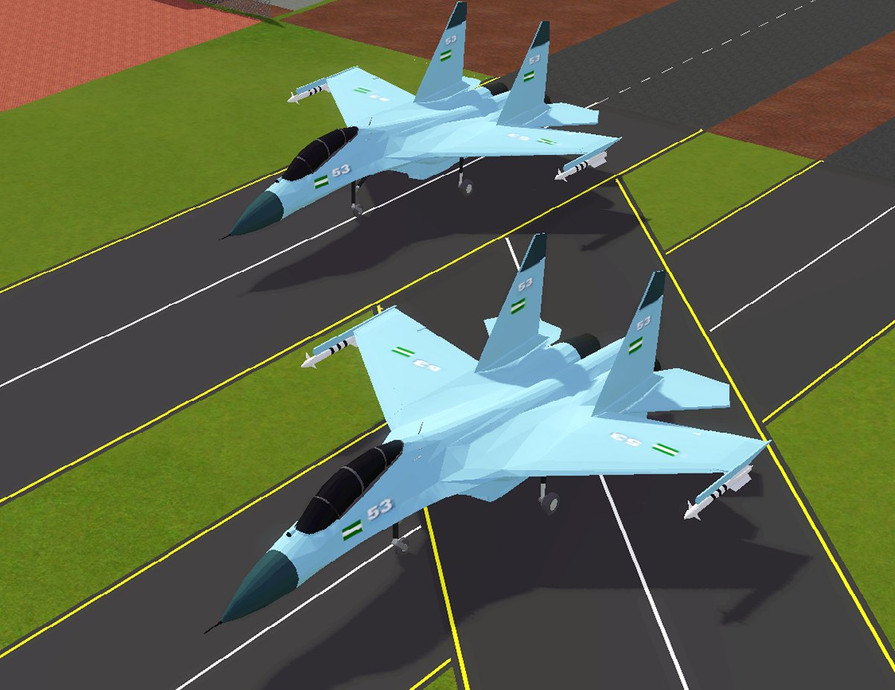 The Sims Resource | Air Force Jet Fighter SU-30 Flanker