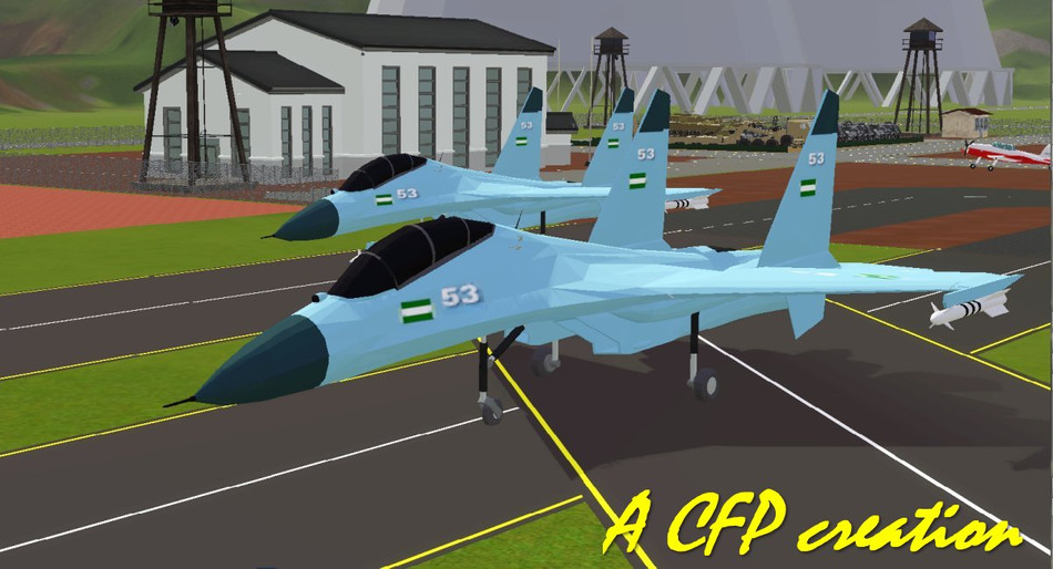 The Sims Resource - Air Force Jet Fighter SU-30 Flanker