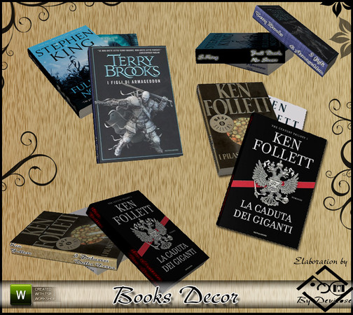 The Sims Resource | Books Decor