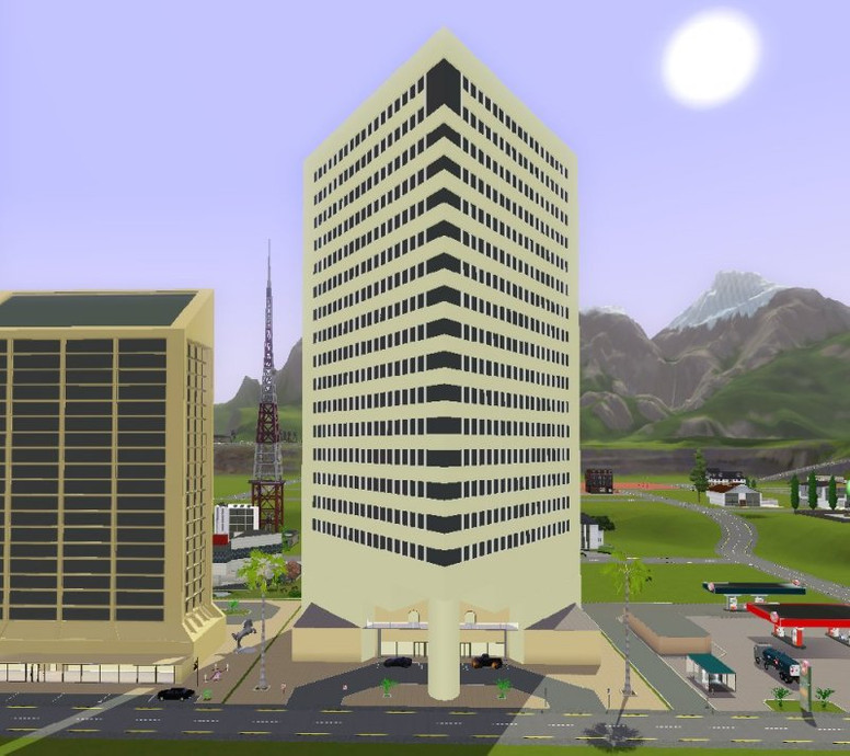 The Sims Resource | Building InterGlobal Sandton Hotel