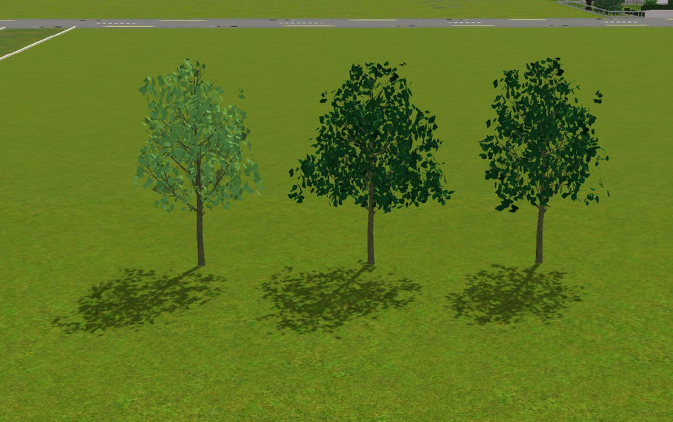 The Sims Resource - 4 sets of leaves for tree without leaves