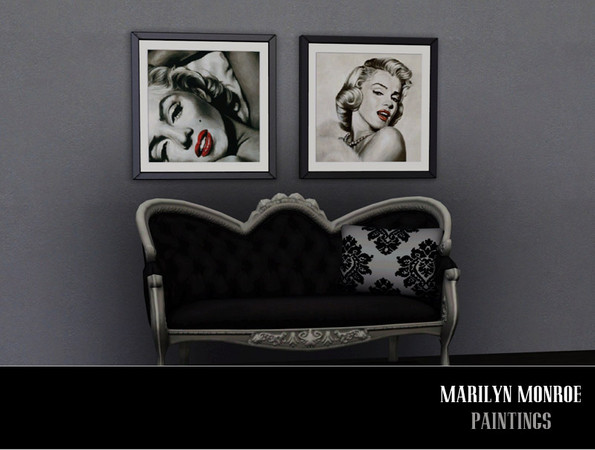 The Sims Resource | paintings - marilyn monroe