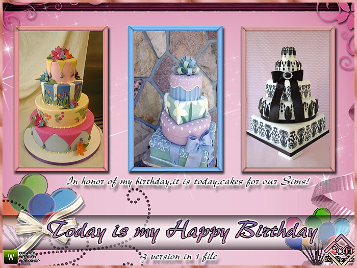 The Sims Resource | Today is my Happy Birthday!