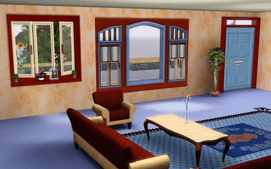The Sims Resource - Just Another Style Set - Window with Balcony