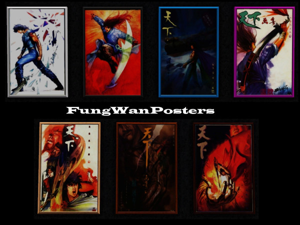 The Sims Resource | Fung Wan posters