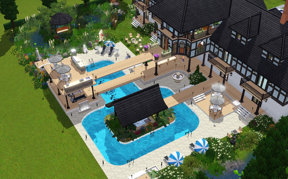 The Sims Resource | Landgraab Estate - Upgraded