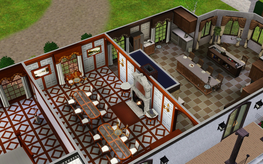 The Sims Resource | Landgraab Estate - Upgraded