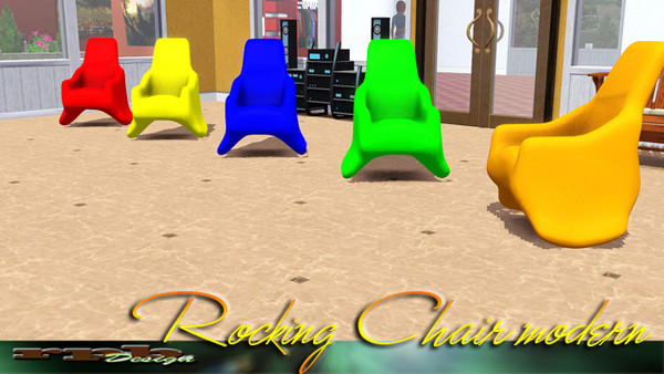 The Sims Resource | rpb rocking chair modern