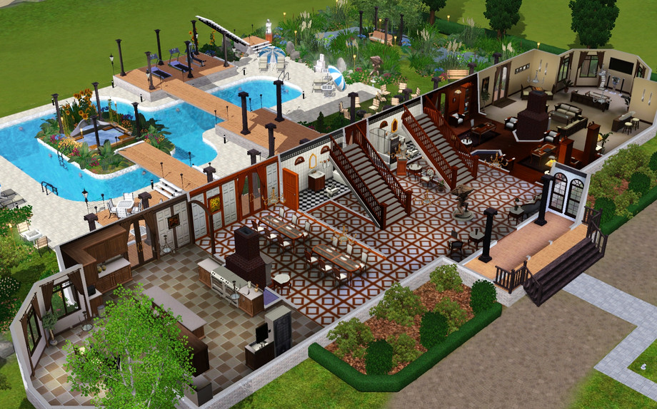 The Sims Resource | Landgraab Estate - Upgraded - Rev 2.0