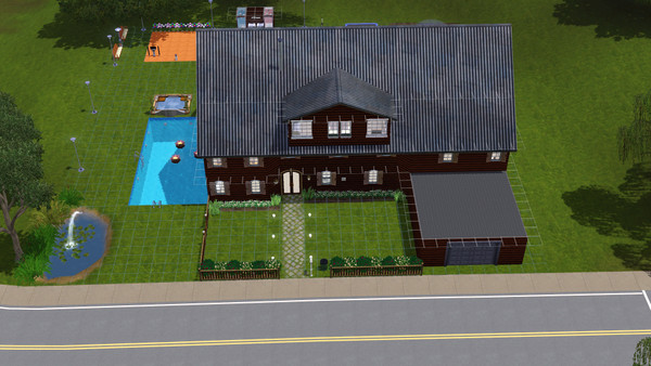 The Sims Resource - Pool with a view!