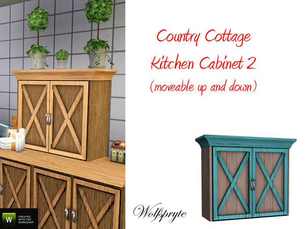 The Sims Resource - Cole Kitchen Cabinet Corner