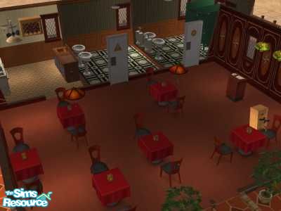 The Sims Resource - Old Town Restaurant