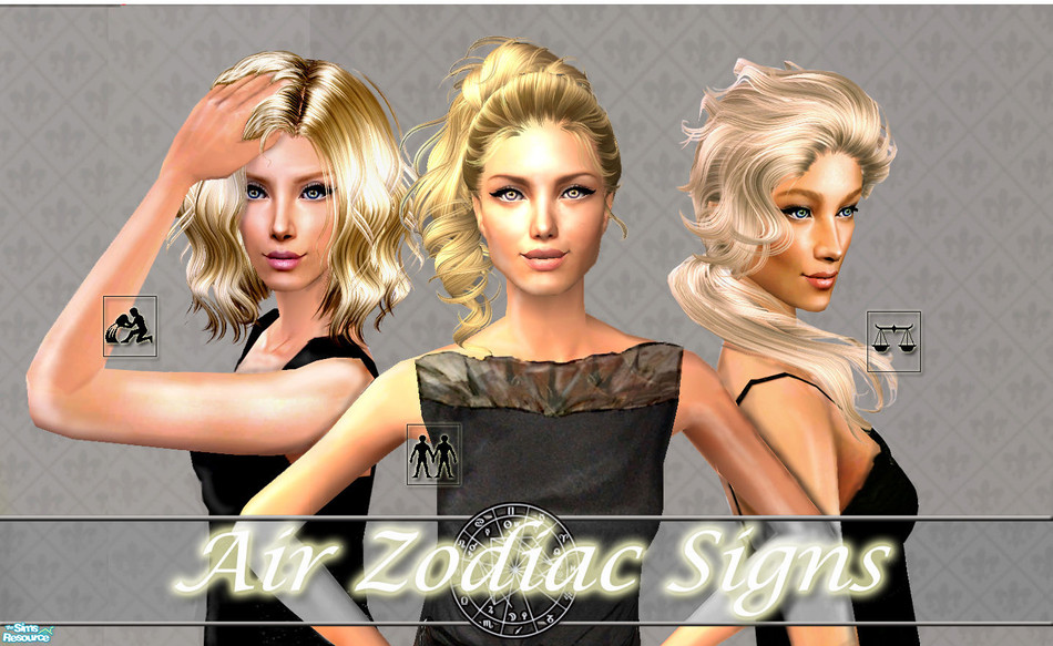 The Sims Resource - \"Zodiac Eyes\"-Air Signs
