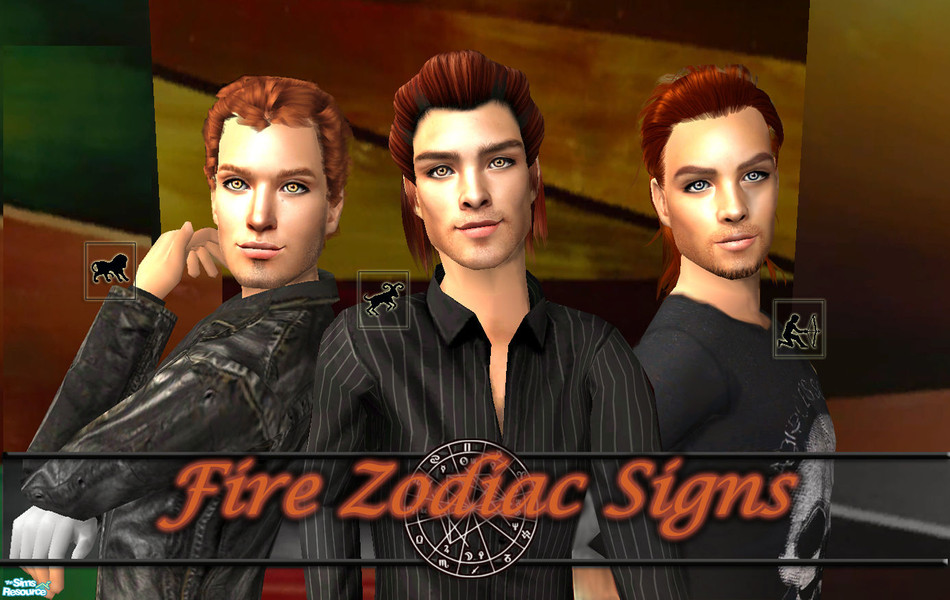 The Sims Resource - \"Zodiac Eyes\"-Fire Signs