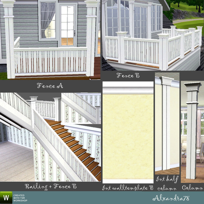 The Sims Resource - Aurora fence a