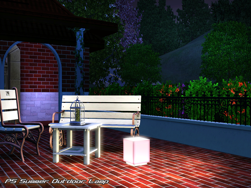 The Sims Resource | Summer Outdoor Lamp