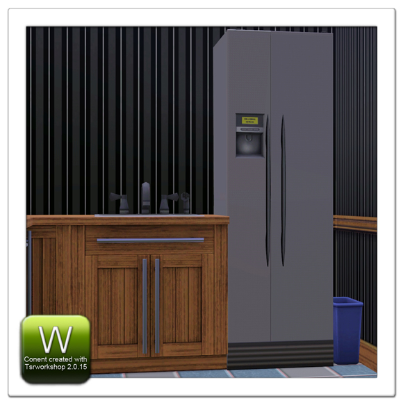 The Sims Resource | 2-Door Galore Refrigerator N2