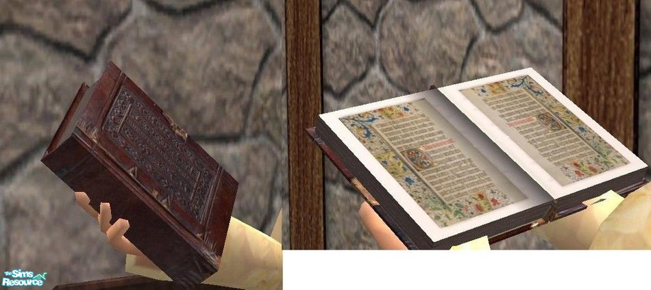 The Sims Resource - Default Replacement Medieval Reference Books