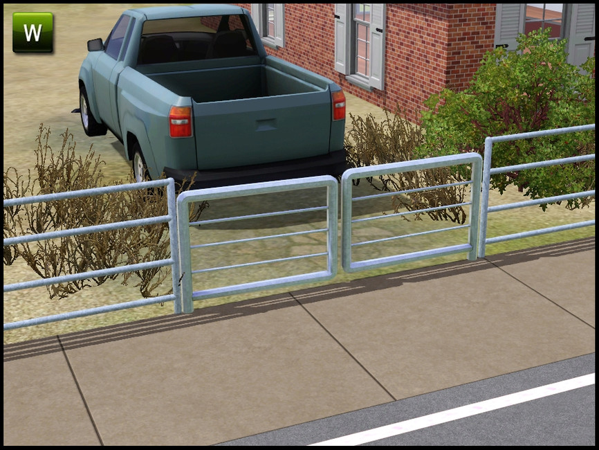 The Sims Resource - Double Metal Ranch Gate