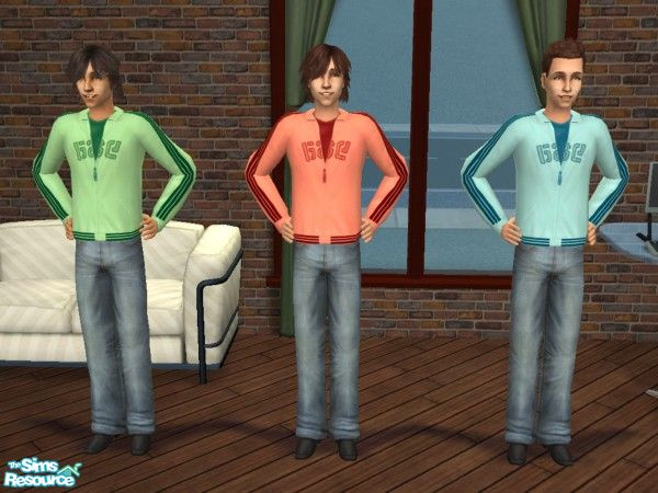 The Sims Resource | Maxis Recoulor: Baseball Jacket Collection