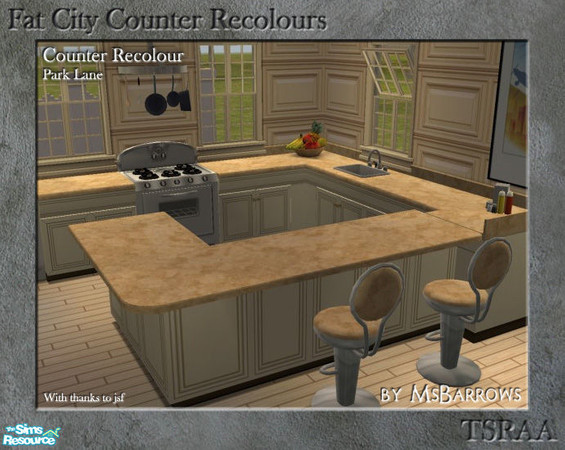 The Sims Resource | Fat City Counter Recolours - Park Lane