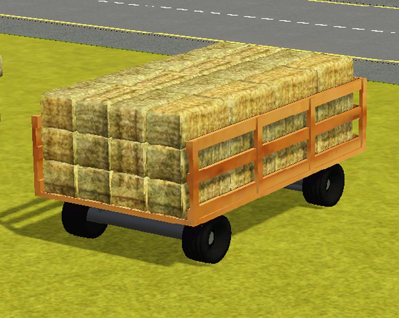 The Sims Resource | Farm Hay Bales For Wagon