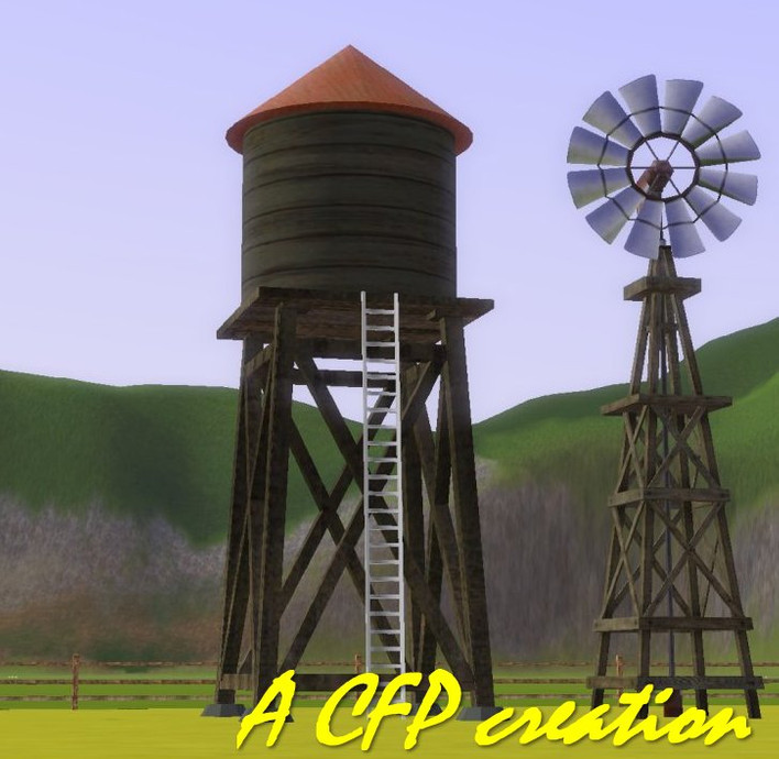 The Sims Resource | Farm Old Water Tower