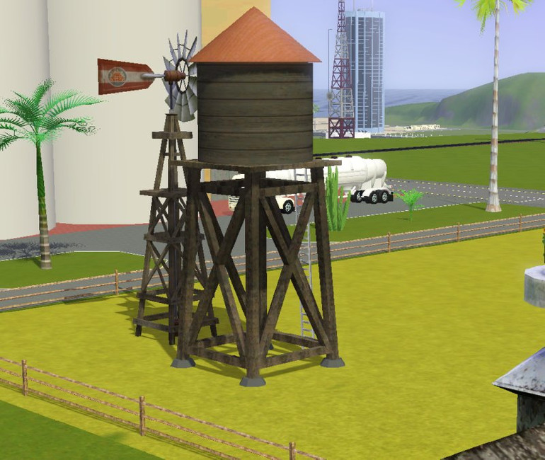 The Sims Resource - Farm Old Water Tower