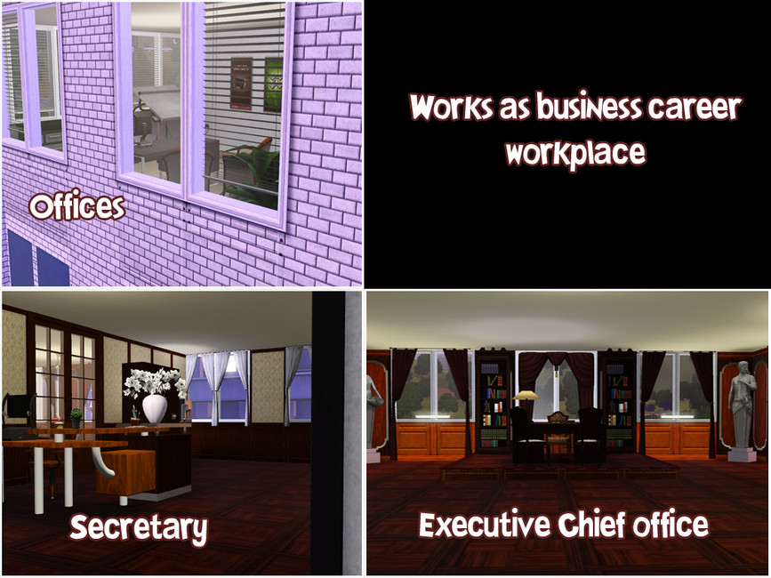 The Sims Resource - Rich and Co business building