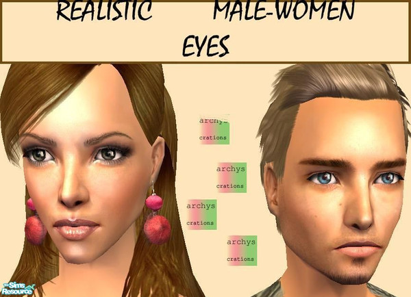 The Sims Resource | REALISTIC MALE-WOMEN
